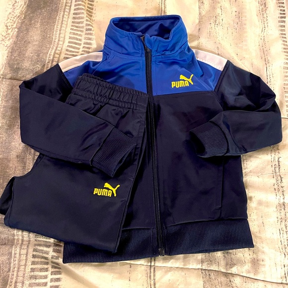 Puma | Matching Sets | Puma Navy And Blue Athletic Set 3t | Poshmark